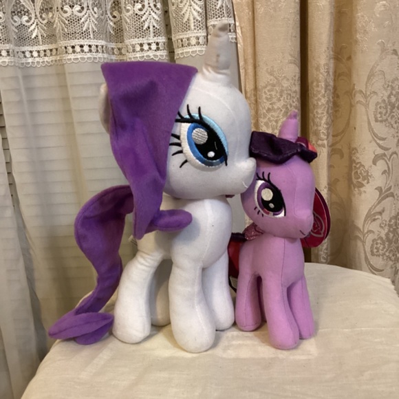 Hasbro | Accents | Set Of 2 My Little Pony Plushies With Tags | Poshmark